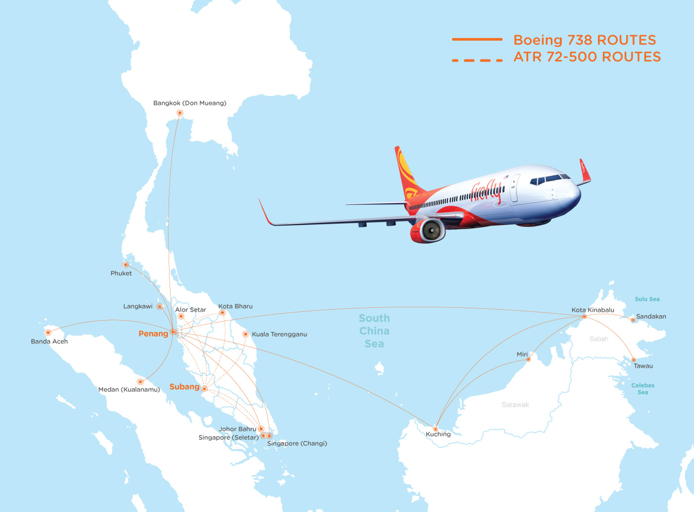 Firefly Airlines | Routes & Schedule